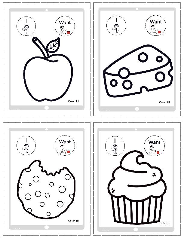 Express with PECS- Fun Coloring Cards for Communication Skills 32 cards ...