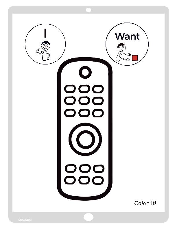 Coloring for Communication- A Non-Verbal Communication Coloring Book ...