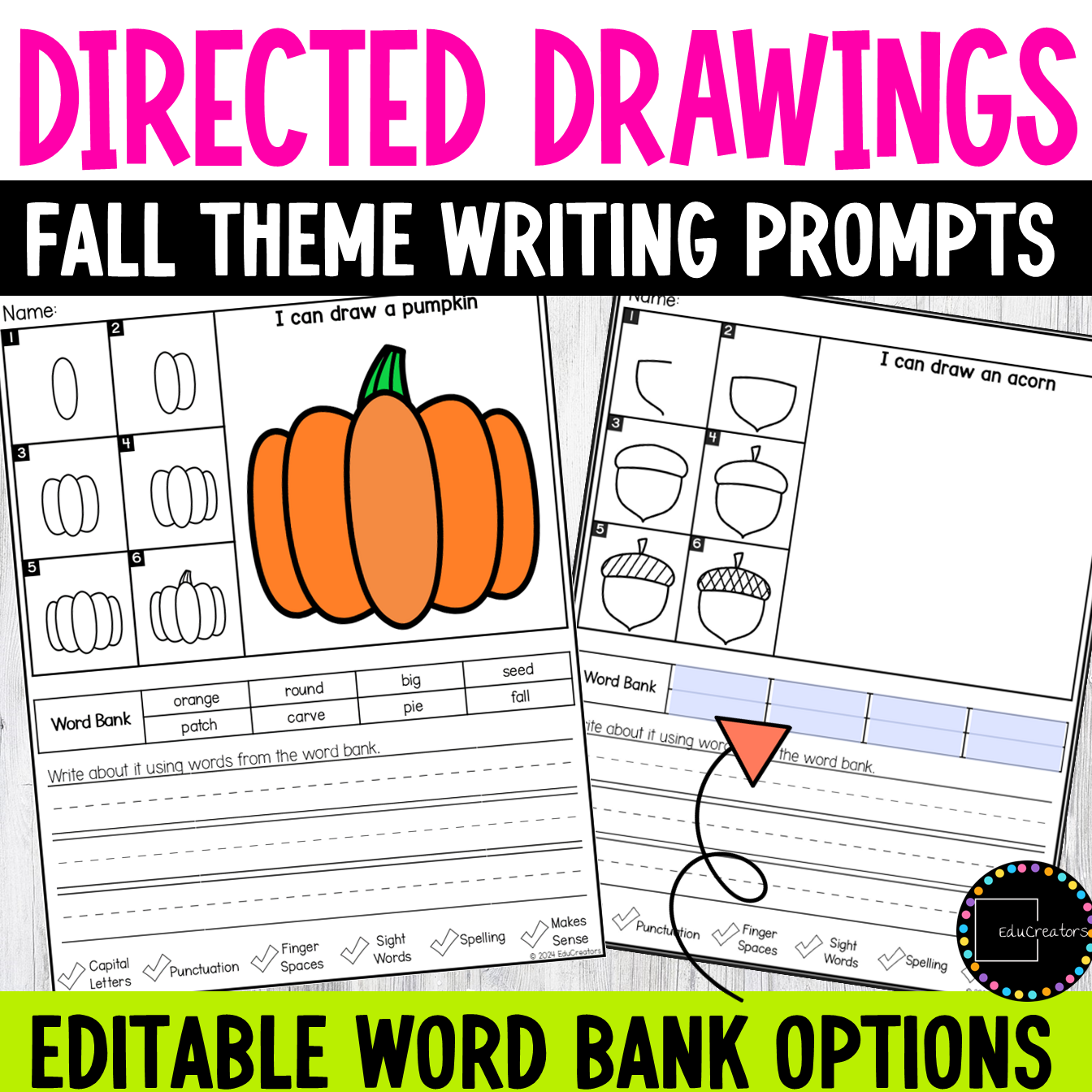 Fall Directed Drawing and Writing - Classful