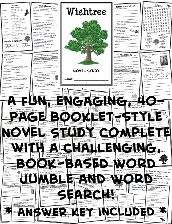 Wishtree (Katherine Applegate) Novel Study / Comprehension (40 pages ...