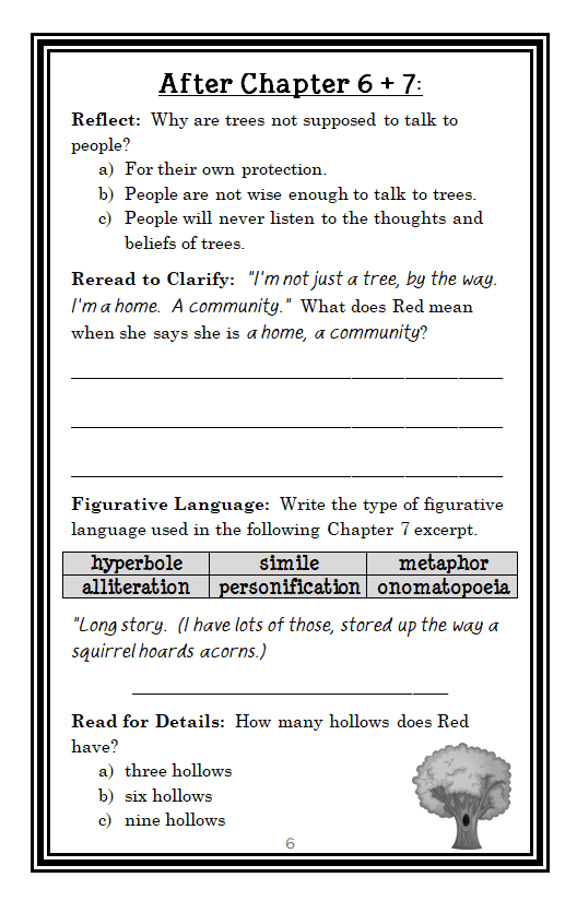 Wishtree (Katherine Applegate) Novel Study / Comprehension (40 pages ...