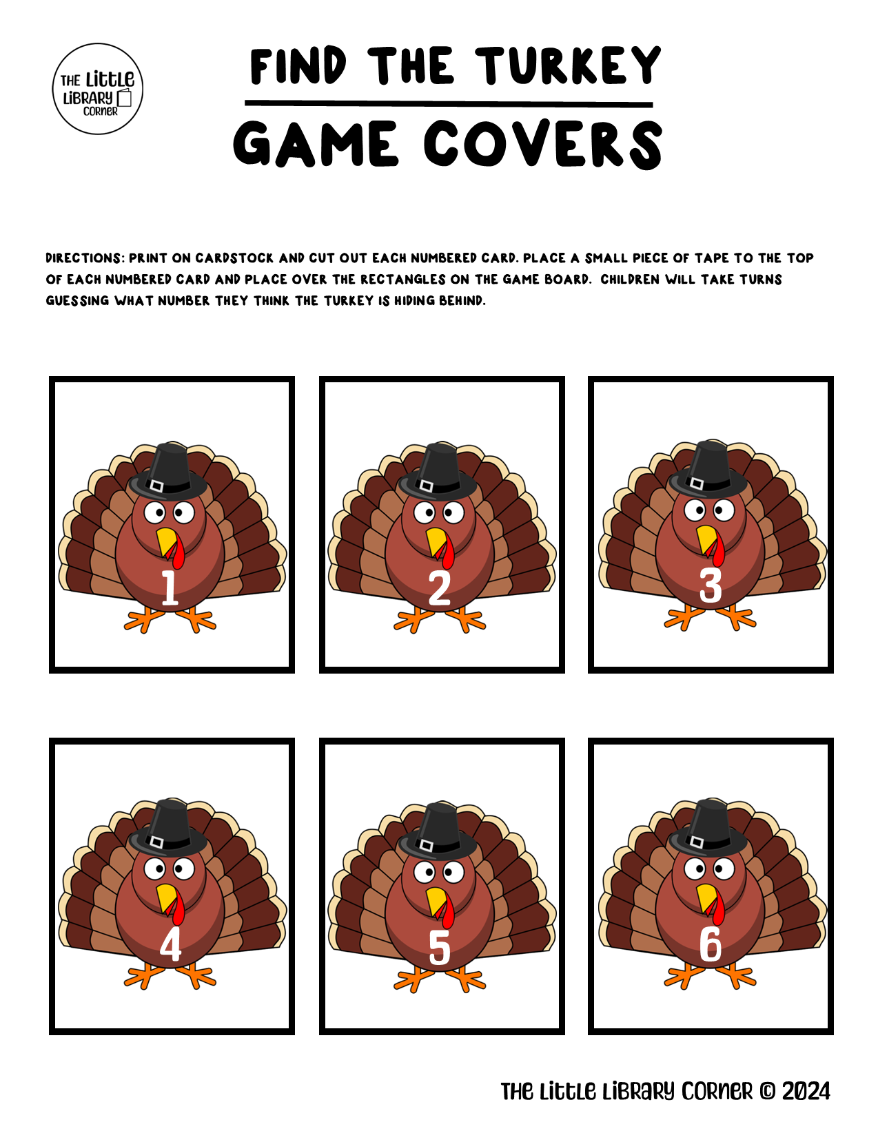 Find The Turkey Game - Classful