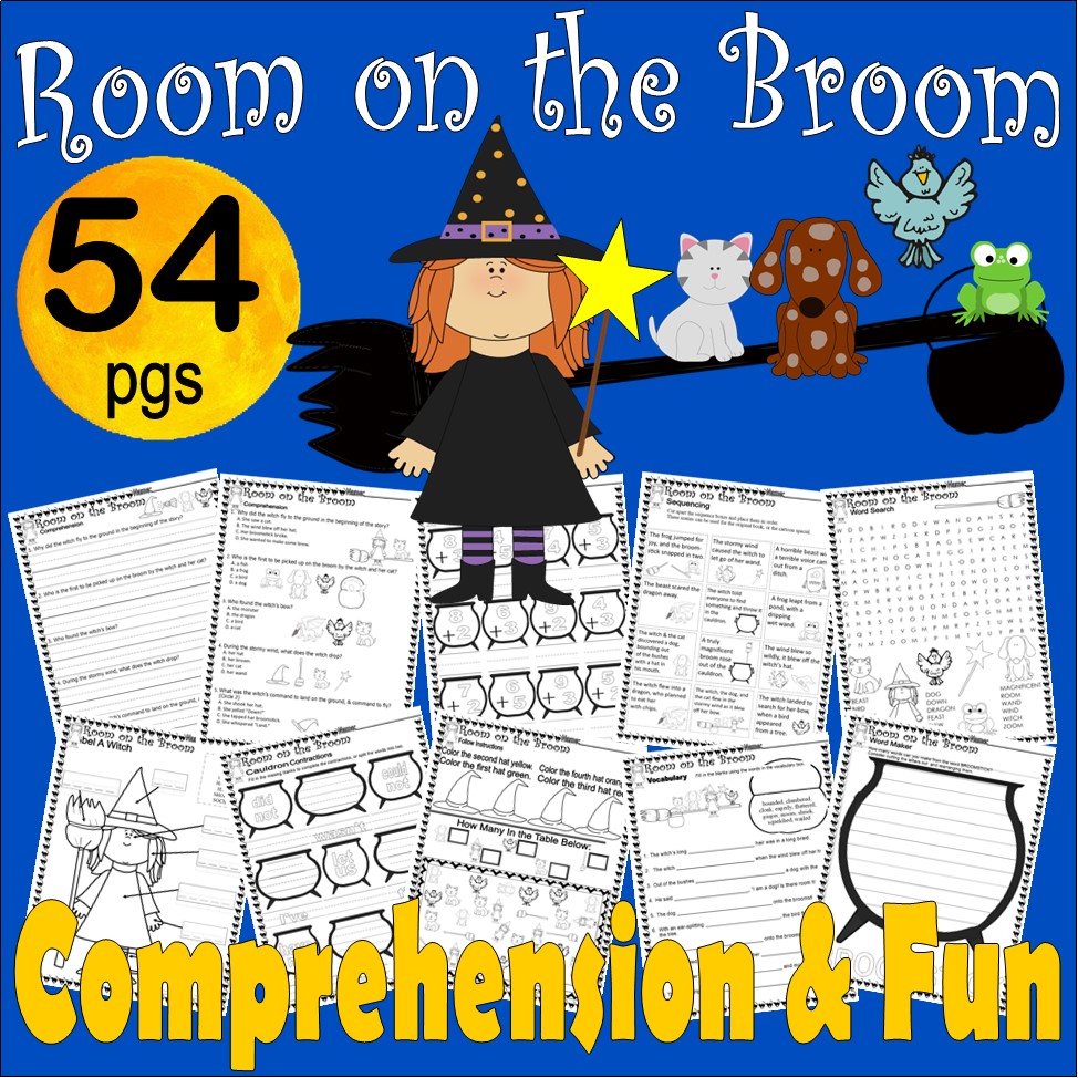 Room on the Broom Halloween Read Aloud Book Companion Reading ...
