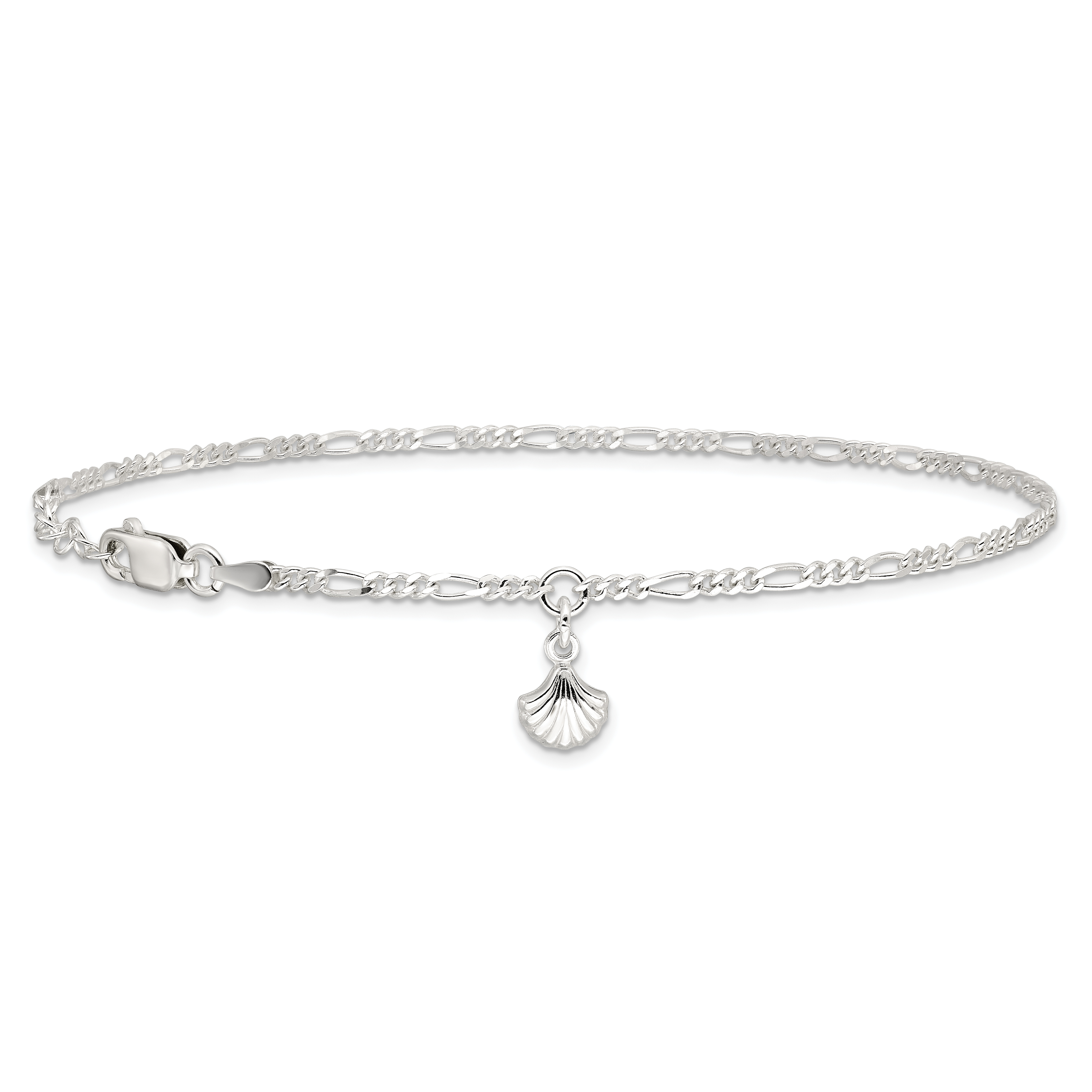 925 sterling silver shell anklet bracelet 197679474925 eBay