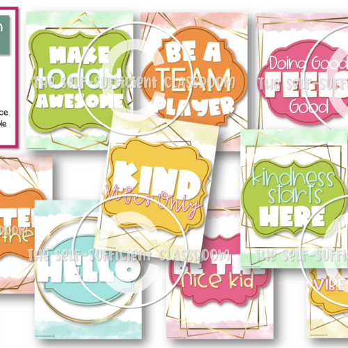 Motivational Classroom Posters - Classful