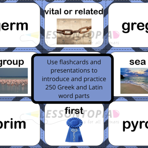 Greek and Latin Roots | Vocabulary MEGA Bundle Lists 1-10 - Classful