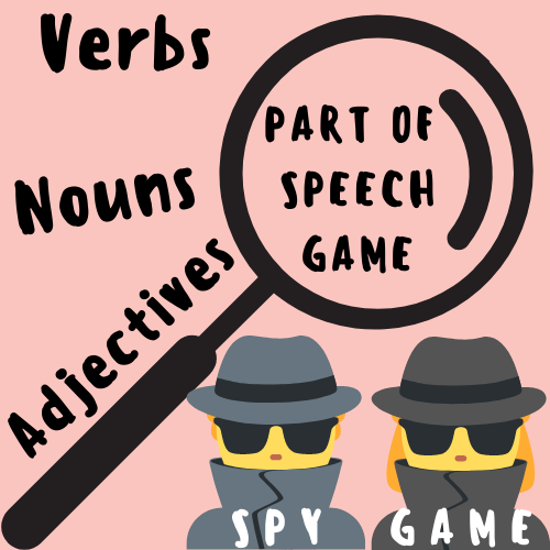 Parts of Speech GAME (Nouns, Verbs, & Adjectives) [Secret Spy] For K-5 ...