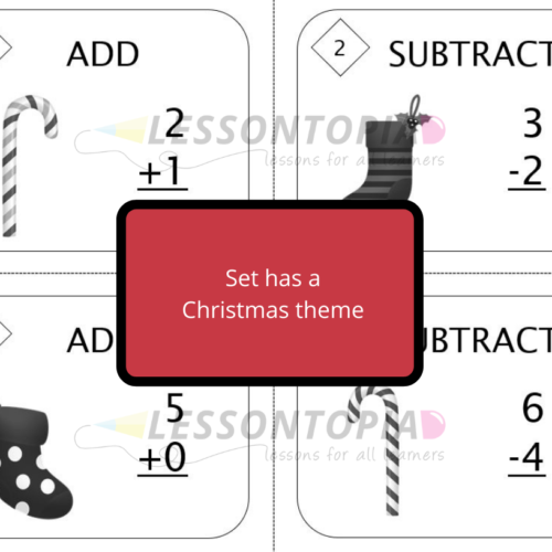 Addition and Subtraction Within 20 | Task Cards | Christmas - Classful