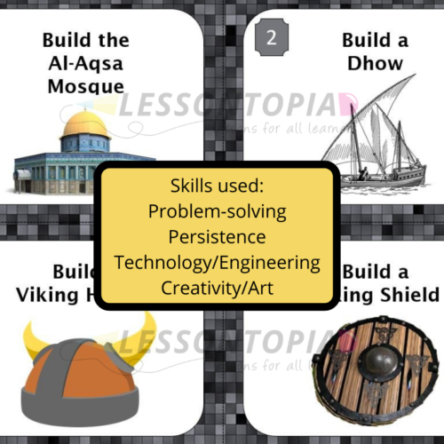 Minecraft Challenges | Medieval Times | STEM Activities - Classful