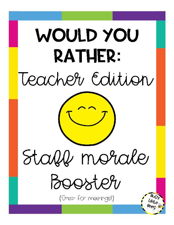 Staff Morale Booster - Teacher Coupons - Classful
