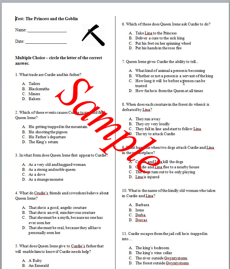 The Princess and the Goblin + The Princess and Curdie - Tests ...