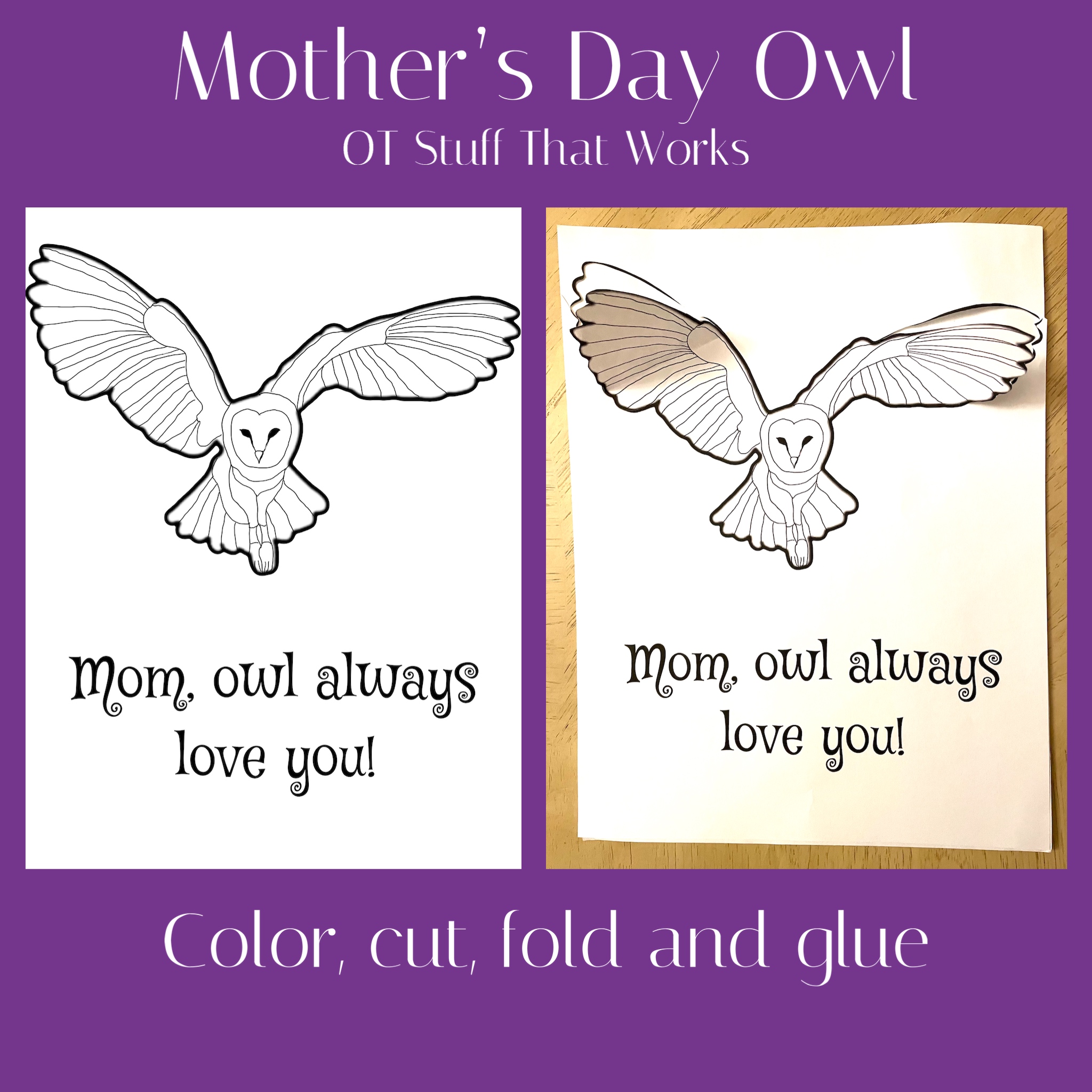 Mother s Day Mother Appreciation Craft Owl Classful Mother s Day Mother Appreciation Craft Owl Classful