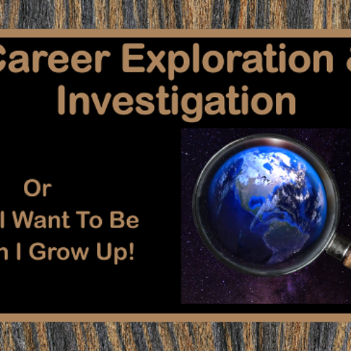 Career Cluster Investigation No Prep SEL Lesson & 4 research links w ...
