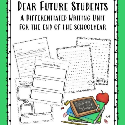 Dear Future Student, End of Year Writing - Classful