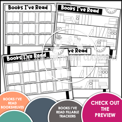 Books I've Read~ Chart & Visual Reading Tracker - Classful