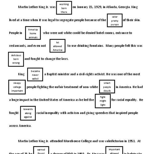 DIBELS practice sheets for MAZE/DAZE - Classful
