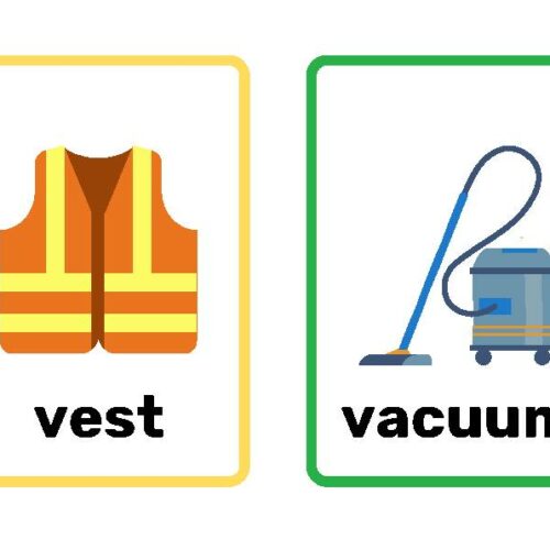 V Picture Cards Initial Medial Final Word Positions for Articulation ...