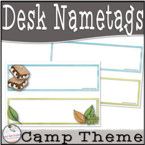 Camp Theme Desk Name tags Classful camp-theme-desk-name-tags-classful