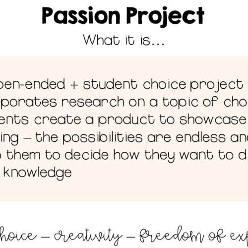 Passion Project | Genius Hour | Google Slides Digital Resource ...
