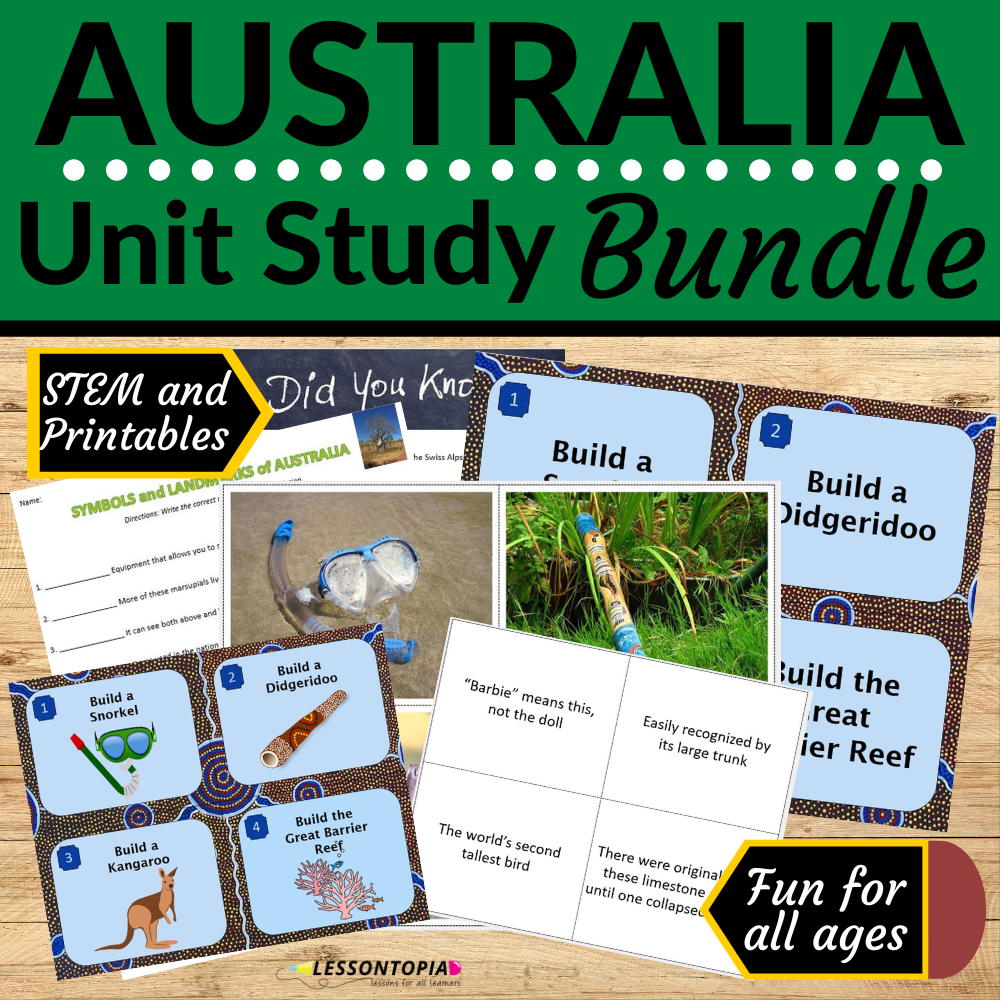 Australia | Unit Studies | Bundle - Classful