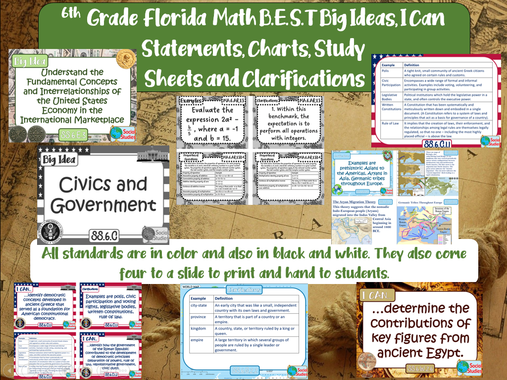6th Grade FL NGSS Social Studies Big Ideas And I Can Statements Classful 6th-grade-fl-ngss-social-studies-big-ideas-and-i-can-statements-classful