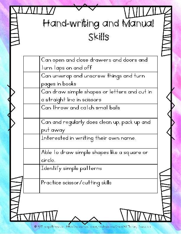 School Readiness Indicators Checklists Preschool Kindergarten Classful School Readiness Indicators Checklists Preschool Kindergarten Classful