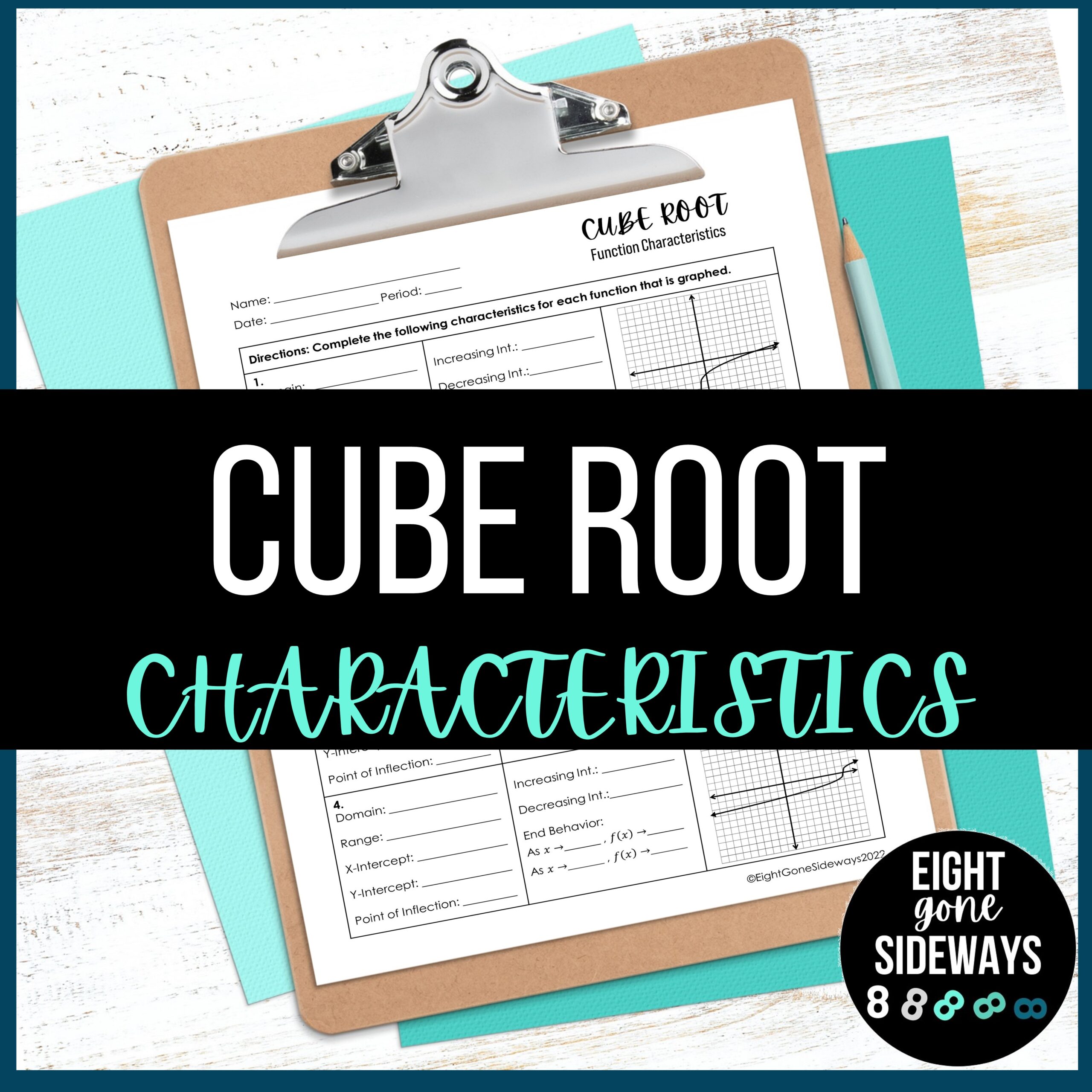 Cube Root Function Characteristics And Features Worksheet Classful