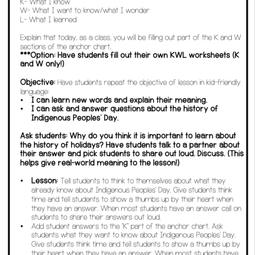 Indigenous Peoples' Day Lesson & PowerPoint K-3 - Classful