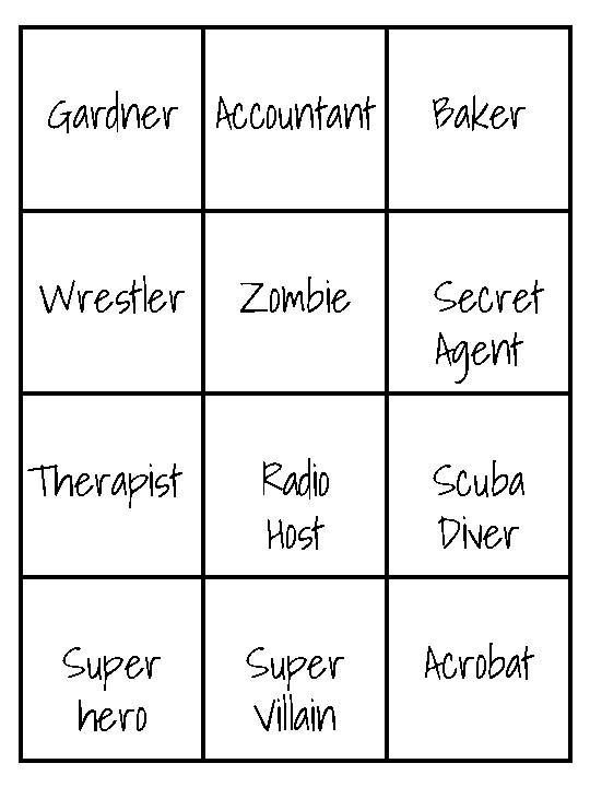 Improv Made Easy! Character Combination Theater Game and Resource Cards ...