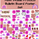 Boho Rainbow Themed - ELA Conversation Starters - Bulletin Board Poster ...