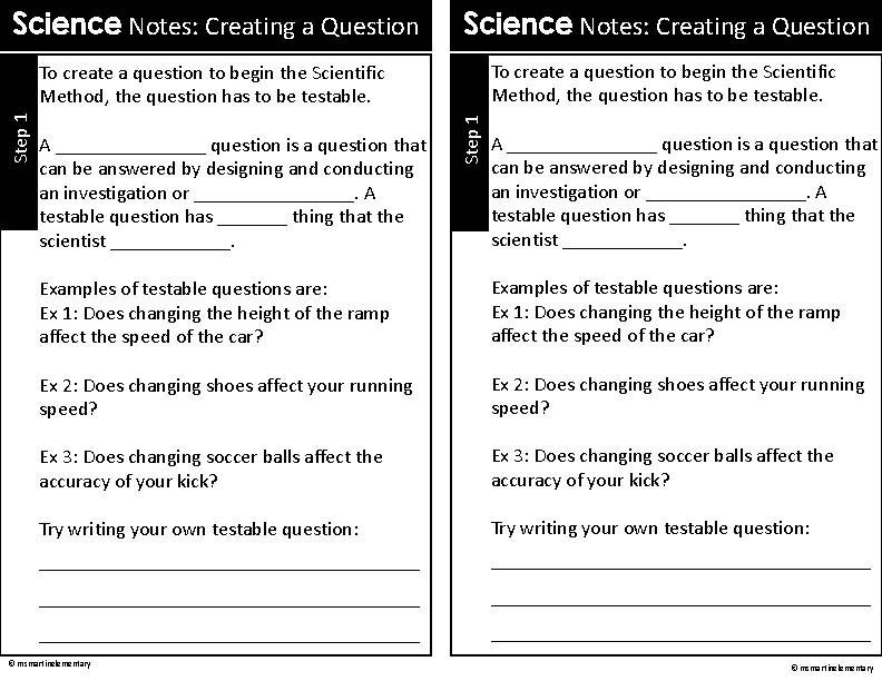 Science Notes and Practice-Scientific Method - Classful