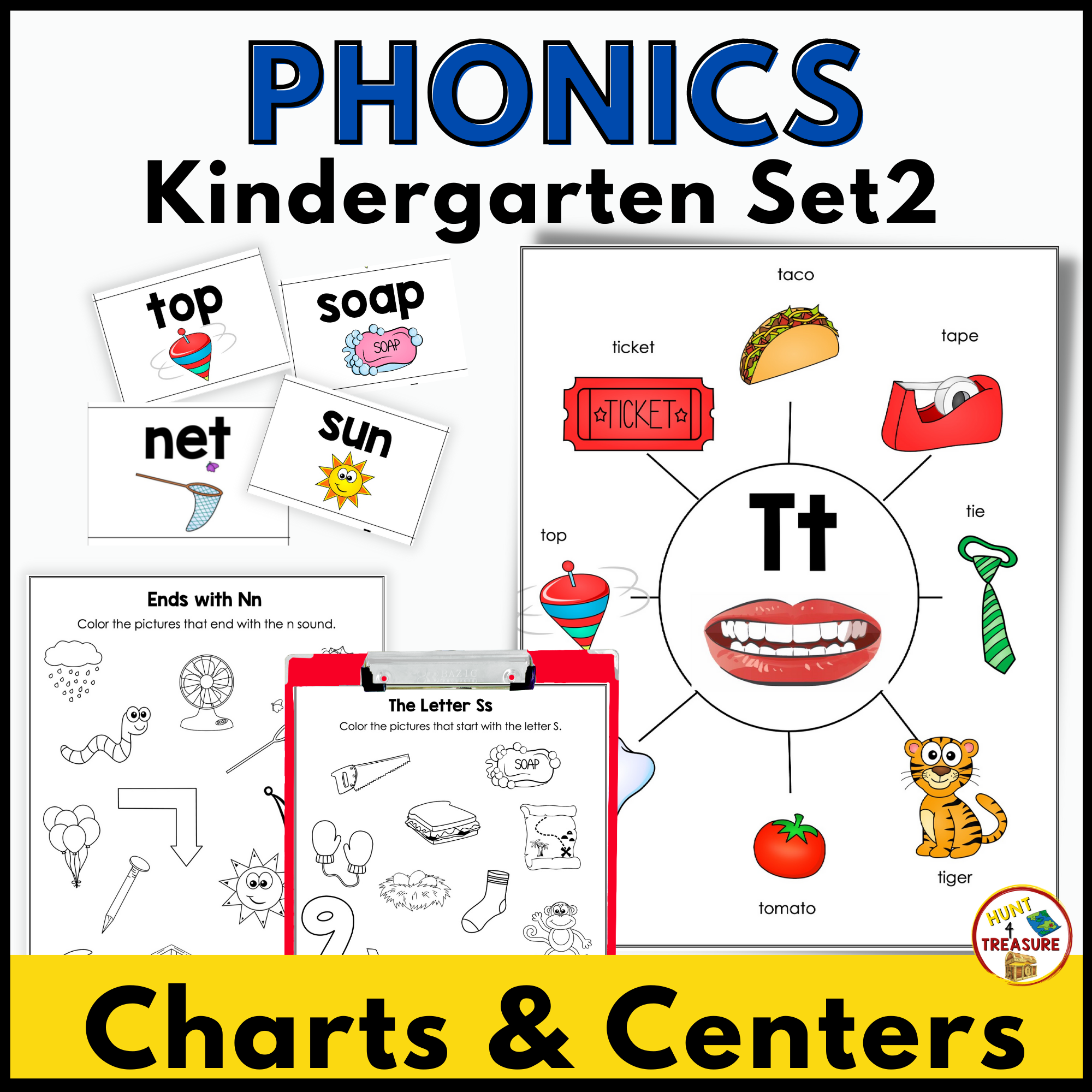Benchmark Advance Phonics Anchor Charts & Activities | Kindergarten ...