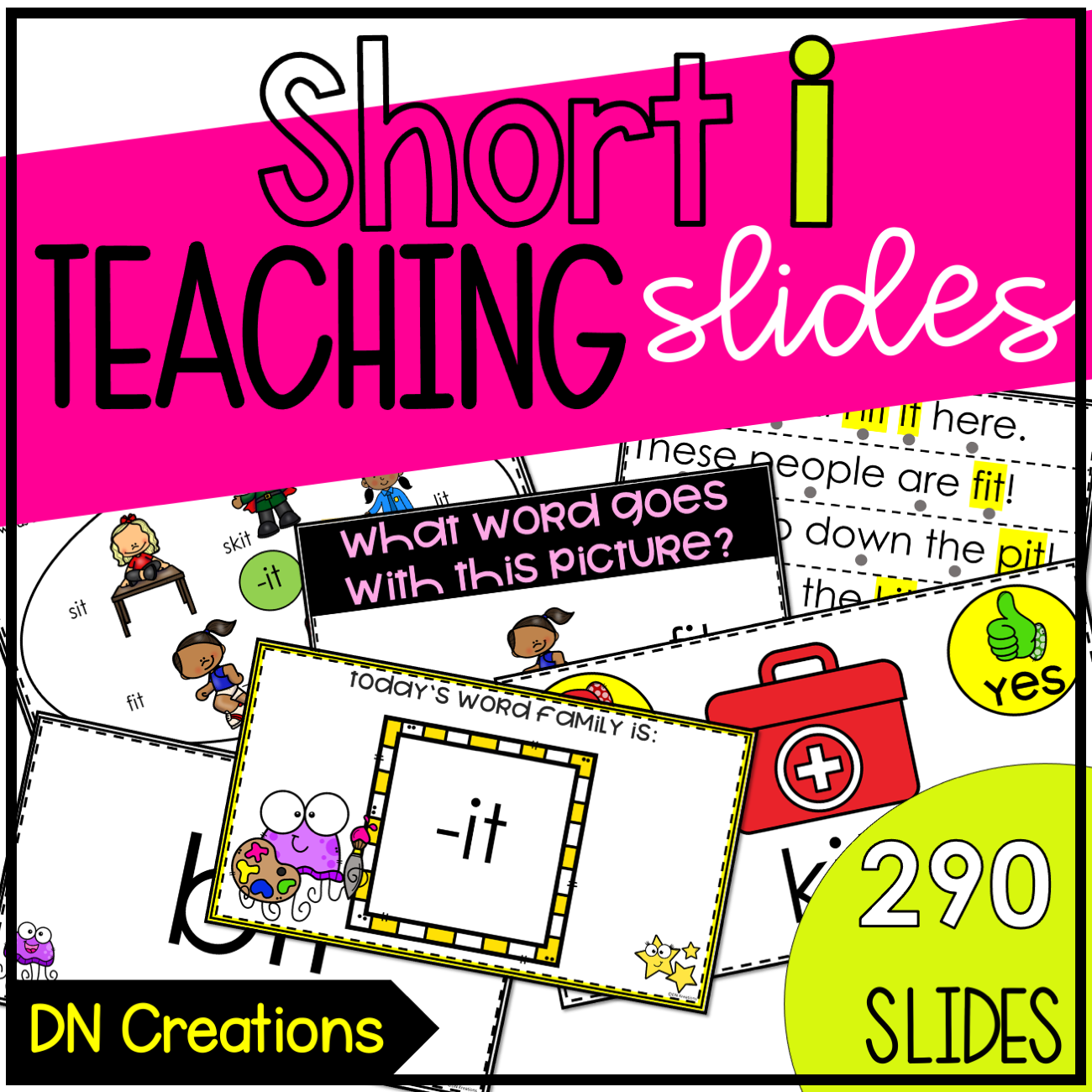 Phonics Teaching Power Point slides | Short Vowel i Lesson Plans l CVC ...