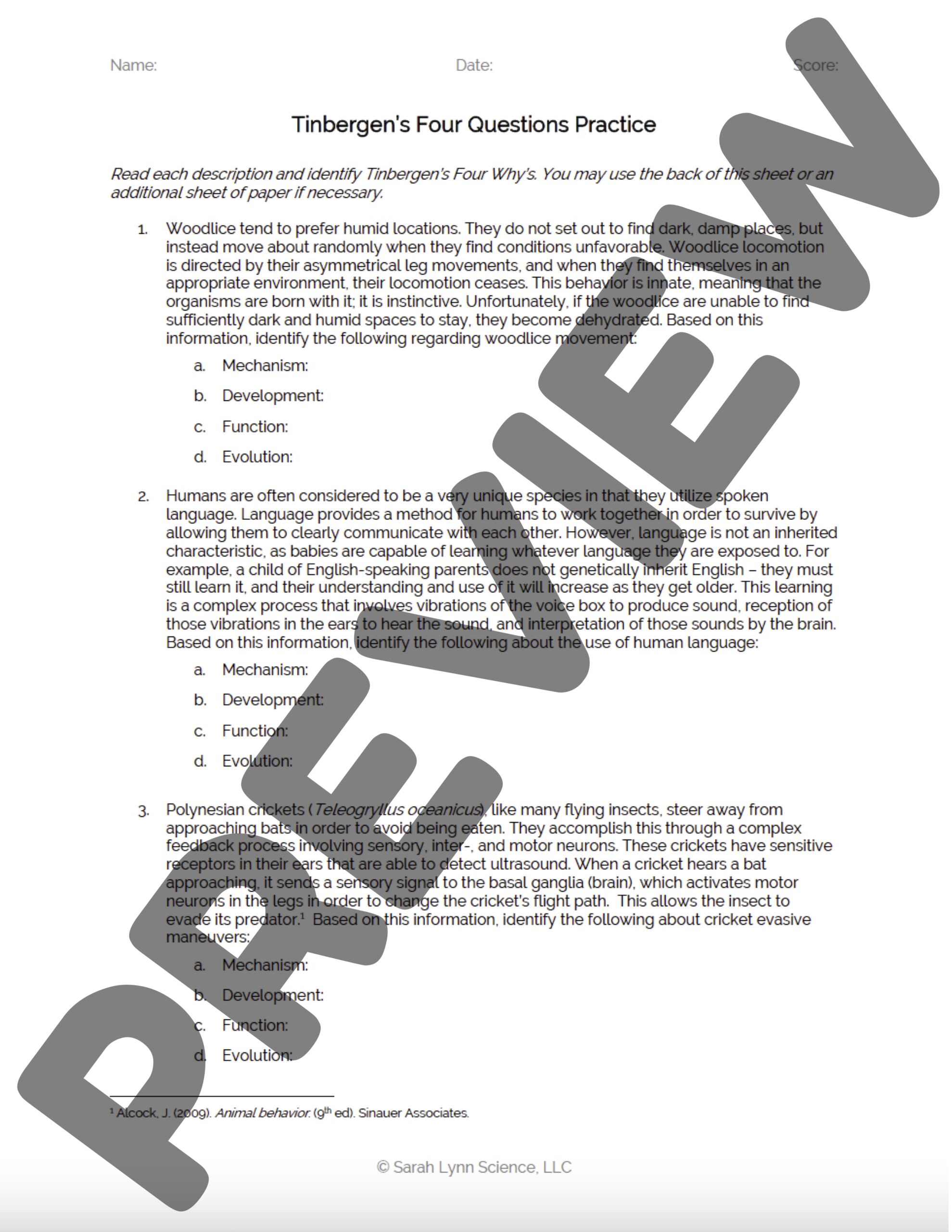 Tinbergen s Four Questions Worksheet Classful tinbergen-s-four-questions-worksheet-classful
