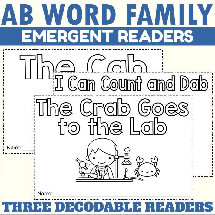 AB Word Family Emergent Readers - Classful