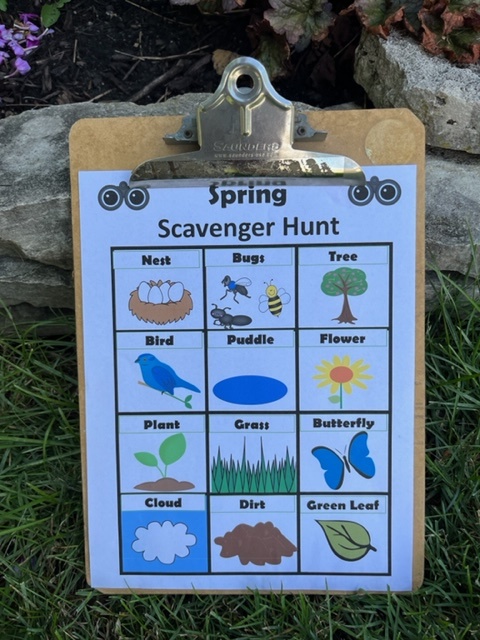 Spring Season Scavenger Hunt Vocabulary Activities Preschool Special ...