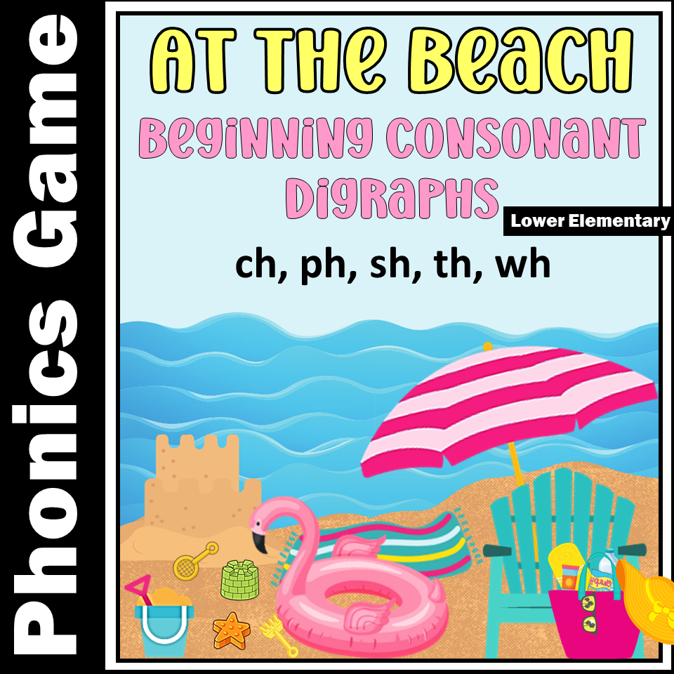 Beginning Consonant Digraphs | Blends | ch ph sh th wh | Word Work ...
