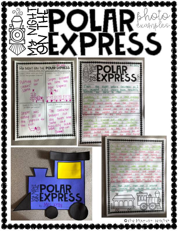The Polar Express Writing Prompt Activity and Craft - Classful