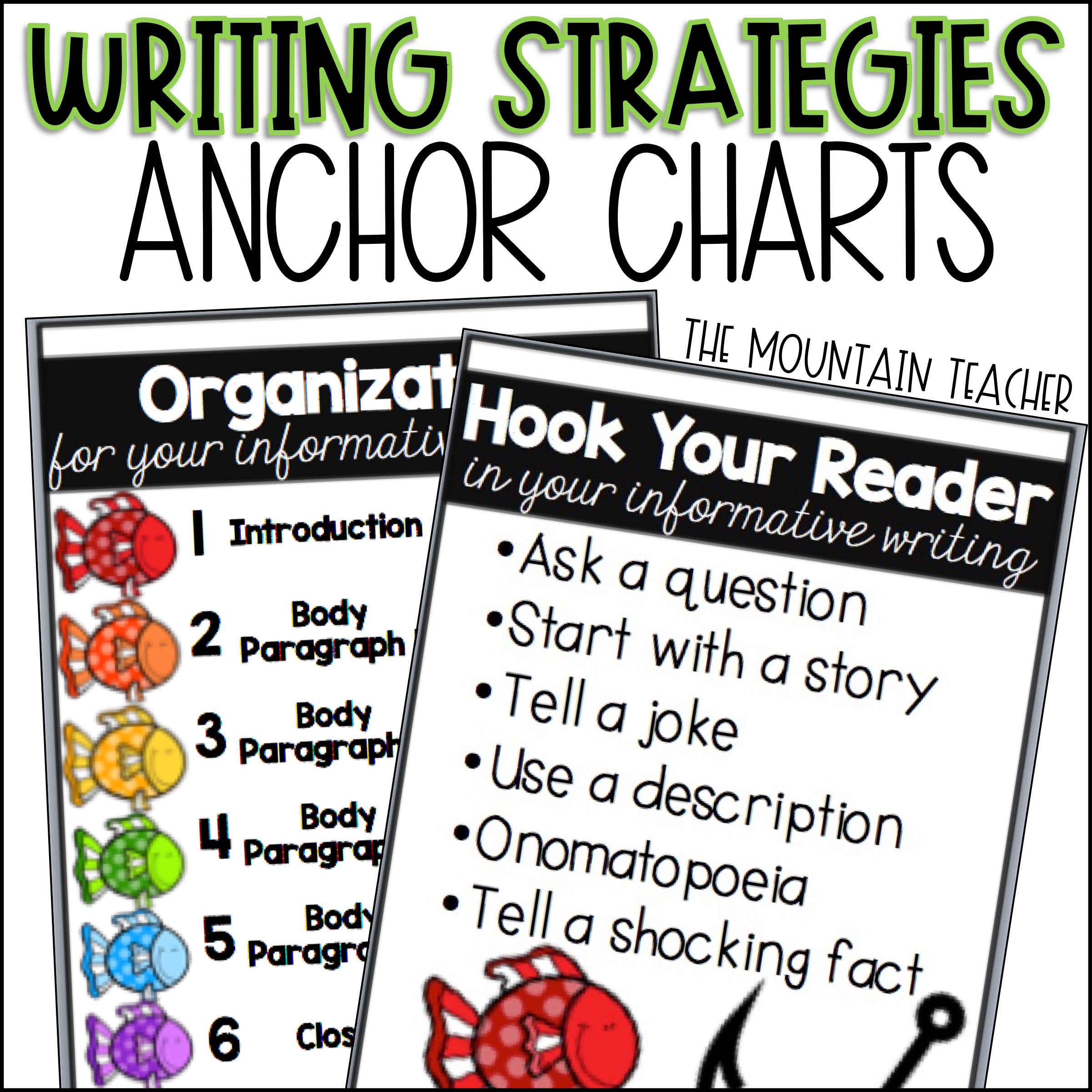 Writing Anchor Charts Bulletin Board Set Narrative Informative Writing Anchor Charts Bulletin Board Set Narrative Informative