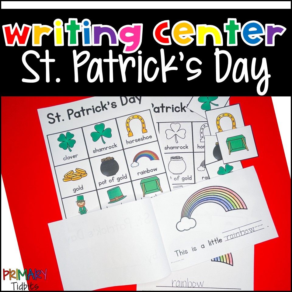 St. Patrick's Day Writing Center with Differentiated Activities - Classful
