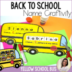 Back to School Name Craft and Apple Bulletin Board - Classful