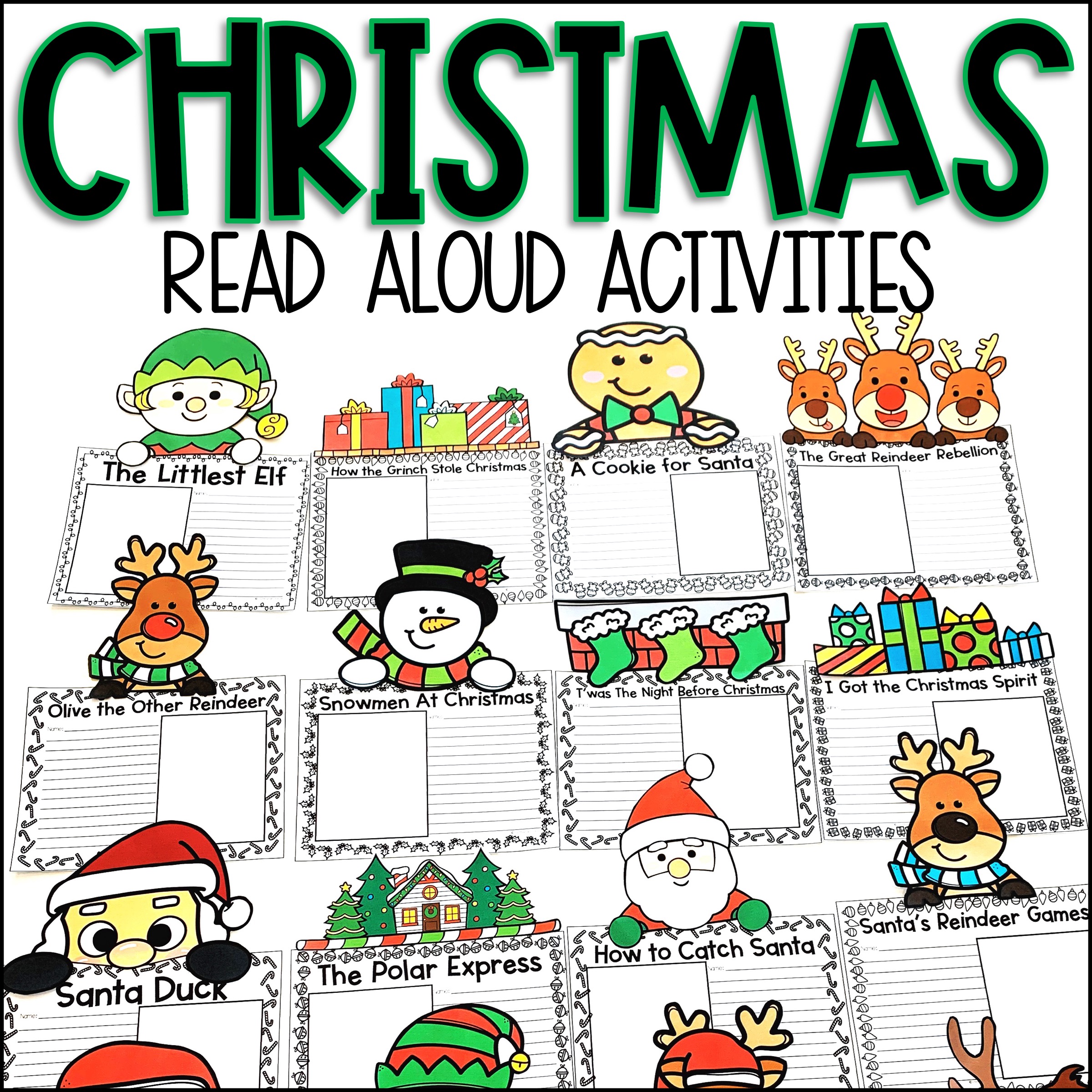 Christmas Activities and Crafts for Holiday Read Alouds - Classful