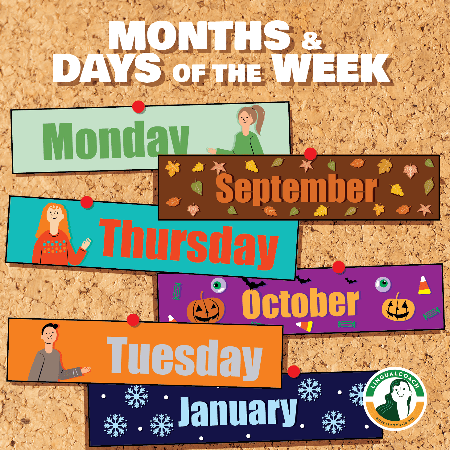 Calendar Board Printables (months, days, years, seasons, weather & more ...