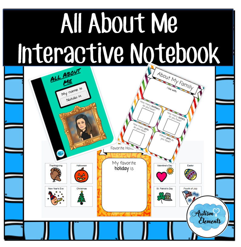 Digital About Me Interactive Notebook- Back to school - Classful