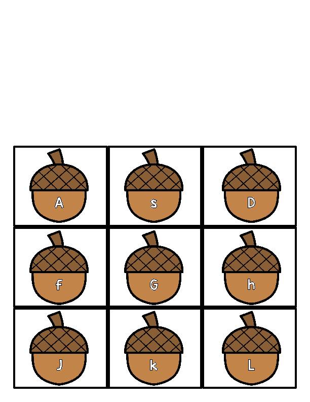 Acorn Letter, Word and Sentence Sorting Activity and Worksheets - Classful