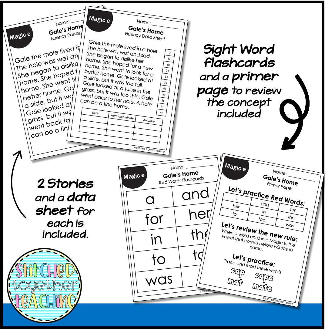 Decodable Reading Passages Vowel Team EA (Short e sound)- Orton ...