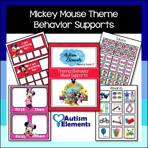 Mickey Mouse ClubHouse Behavior Visual Supports-Token Boards & First ...