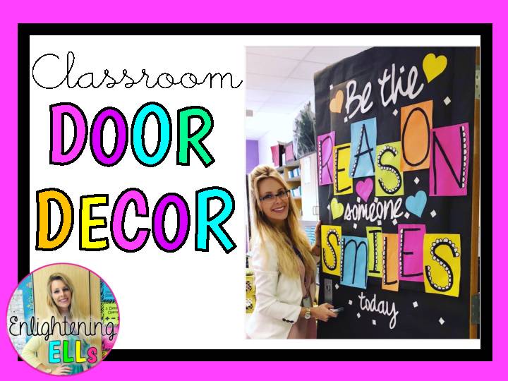 Be the REASON someone SMILES today (Classroom Door Decoration Kit ...