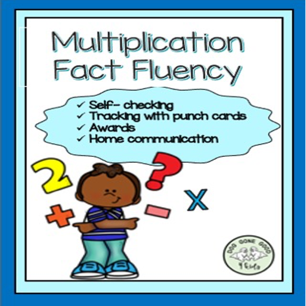 Multiplication Fact Fluency- Self-Checking Math Unit - Classful