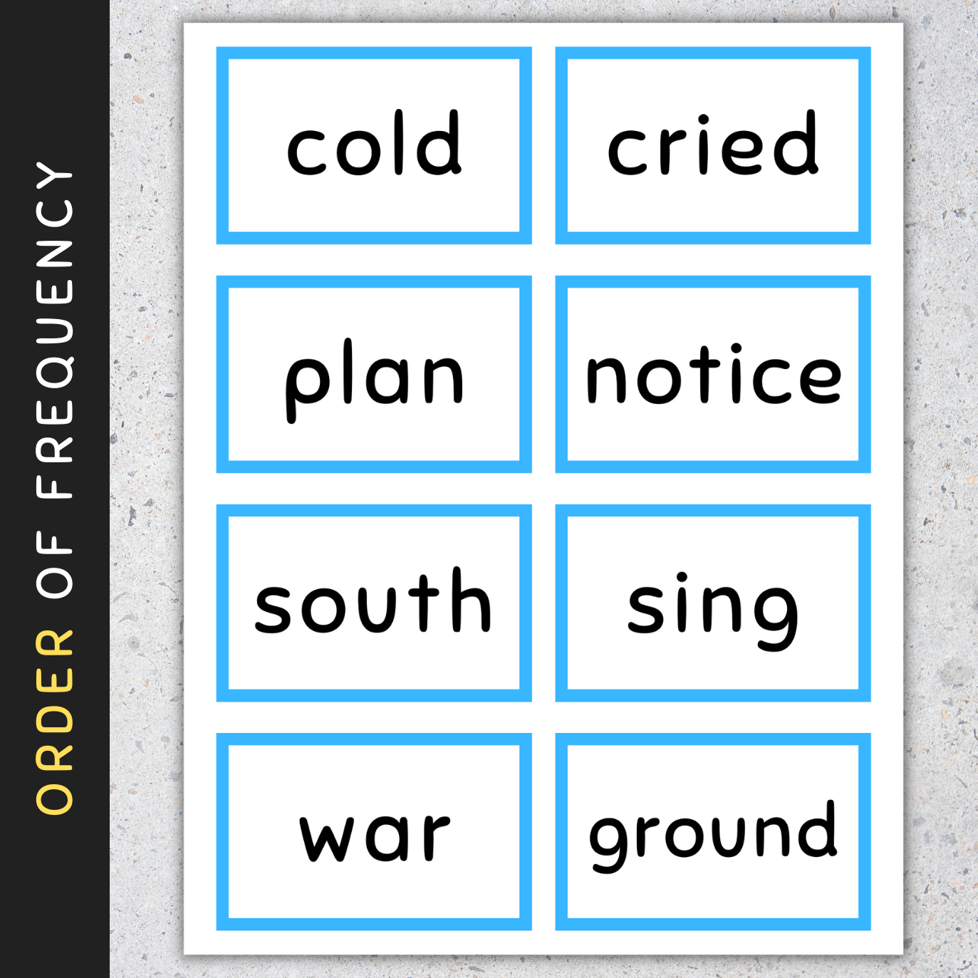Fry Sight Words Flash Cards- Fry's Fourth 100 Sight Words, 301-400 ...